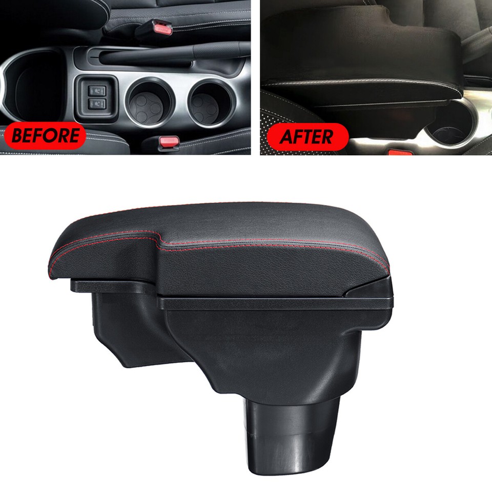 Red Line Center Console Armrest Storage Compartment Box For Nissan Juke ...