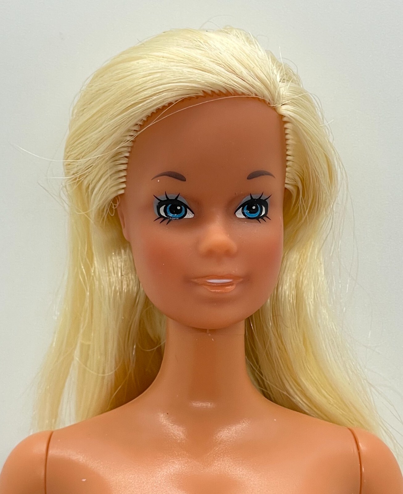 Barbie 1971 Malibu Vintage Reproduction NUDE TNT Repro Doll Blonde ...