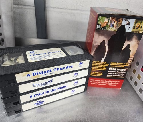 4 Pack Set VHS Christian Movies Distant Thunder Image Of The Beast ...