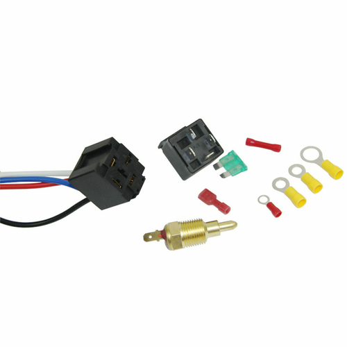 Universal Thermostat Temp Control Switch Radiator Cooling Electric Fan ...