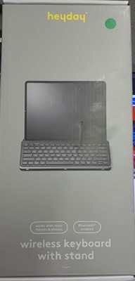 Heyday Wireless Bluetooth Tablet Keyboard Stands for iPad Windows ...