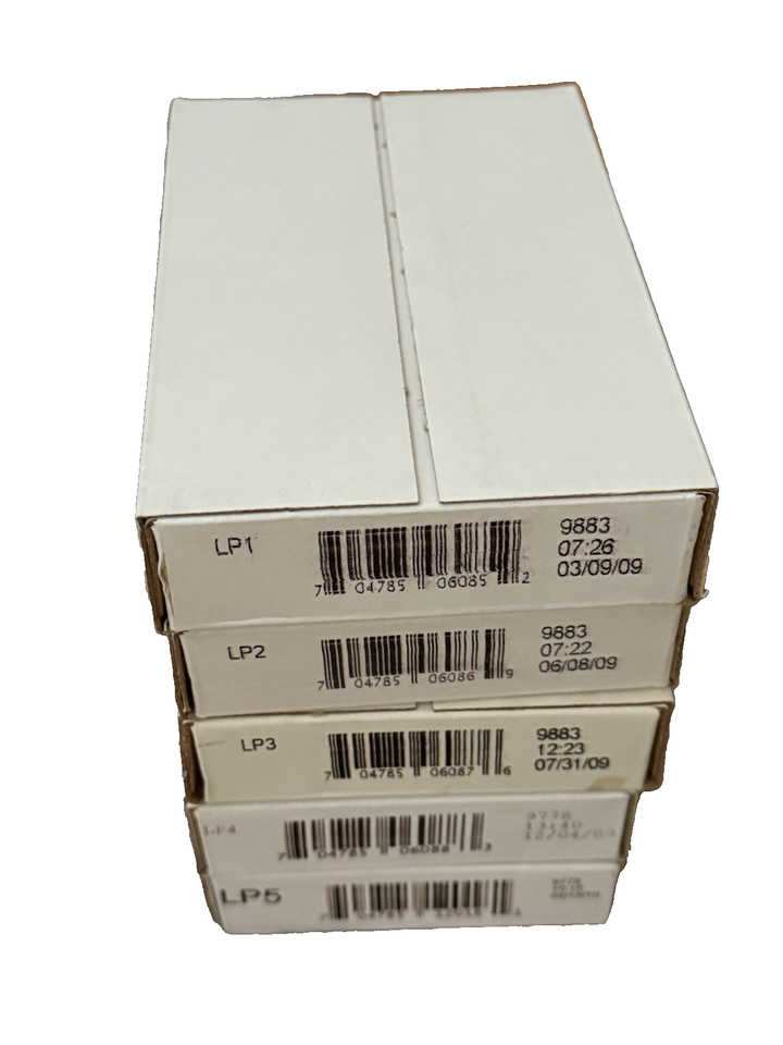 2009-10 P&D Lincoln Cent US Mint 10 Rolls Set LP1 LP2 LP3 L4 LP5 Sealed ...
