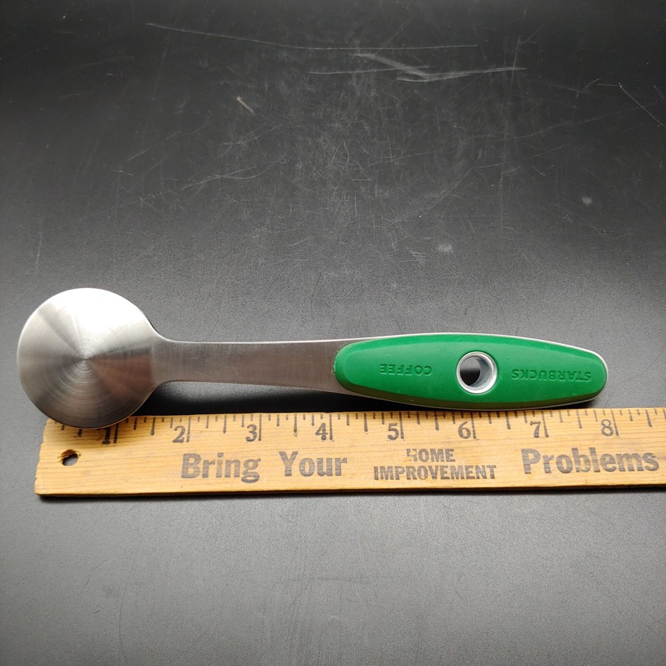 Starbucks Coffee Espresso Scoop Measuring Spoon - 1.5 TBSP Green Swivel ...