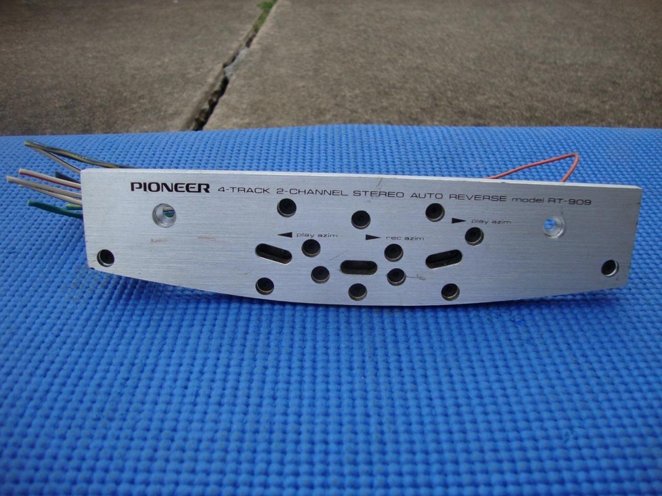 Pioneer RT-909 Reel To Reel Head Stack Assembly w/ Head Cover panel ...