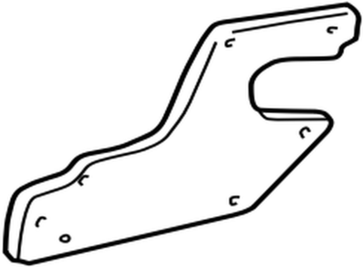 53735-35020 Toyota Seal, front fender apron, upper 5373535020, New ...