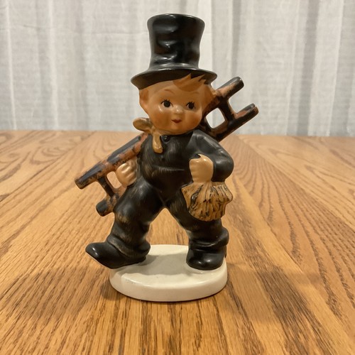 Goebel Hummel "Chimney Sweep Boy" #KF40 Boy W/ Ladder 5 1/2" Tall ...