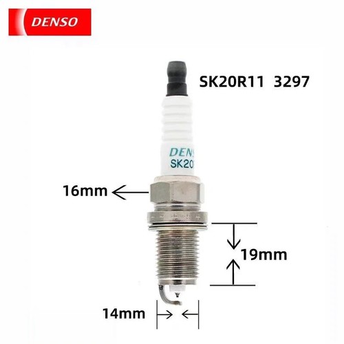 4PCS DENSO SK20R11 3297 Spark Plug For Toyota RAV4 Camry Land Cruiser ...
