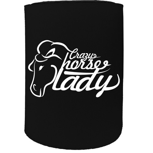 Stubby Holder - Crazy Horse Lady - Funny Novelty Christmas Gift Joke ...