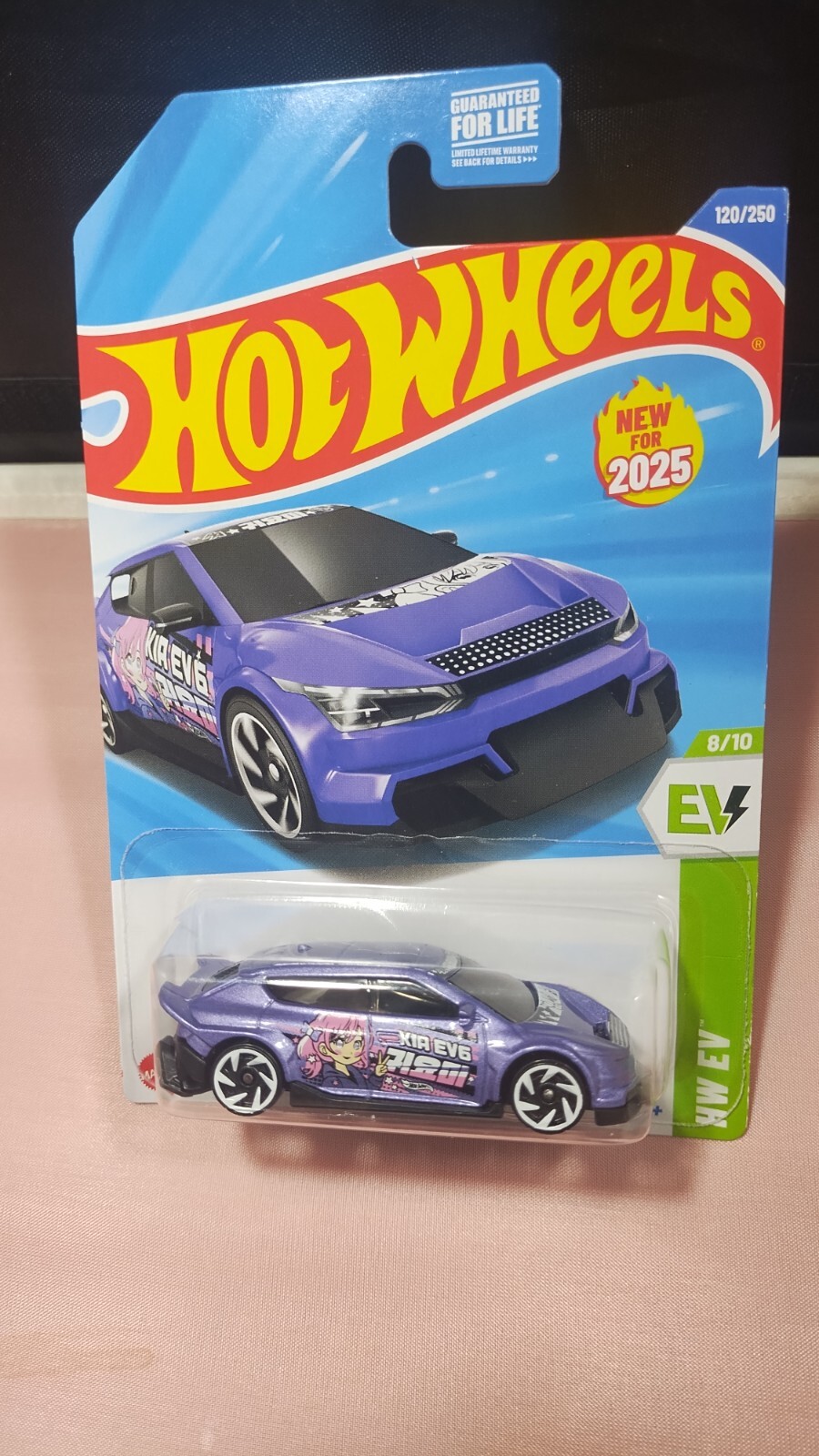 2025 Hot Wheels Custom Kia EV6 HW EV Series #8/10 Purple Diecast 1:64 ...