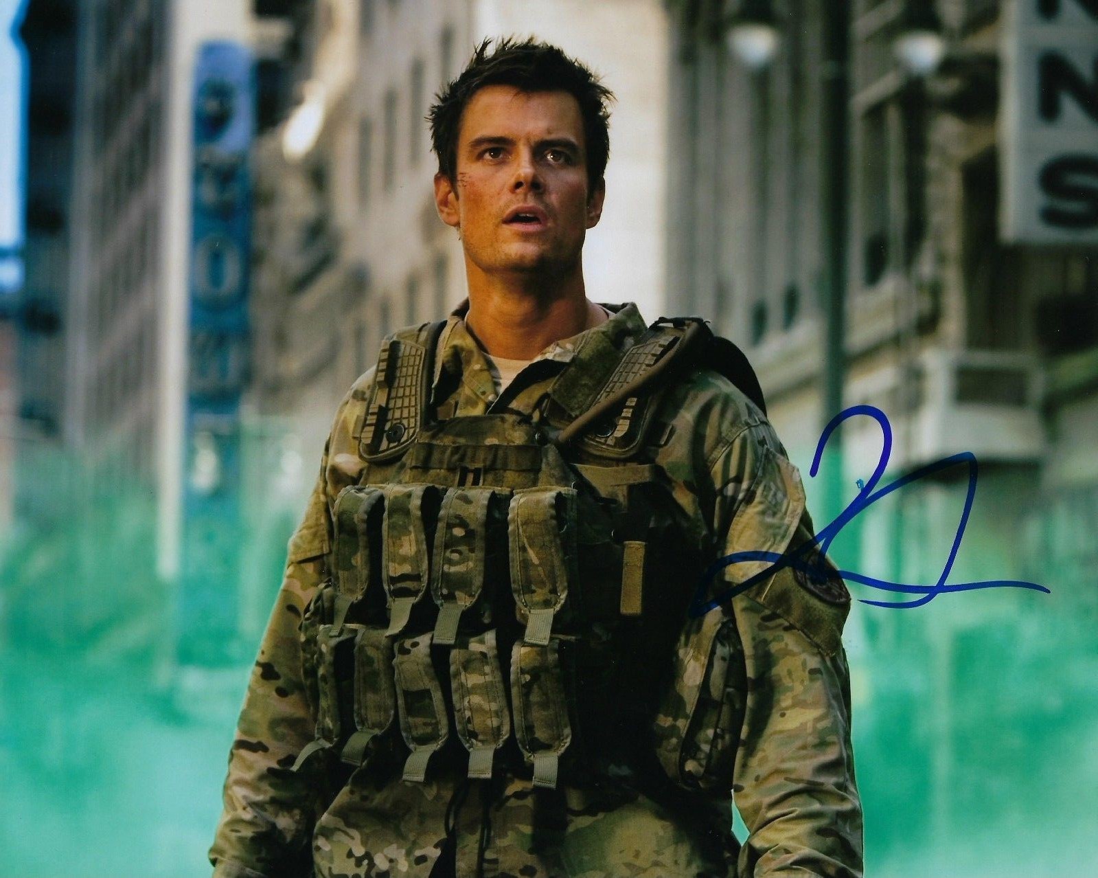 GFA Transformers Major Lennox * JOSH DUHAMEL * Signed 8x10 Photo AD3 ...