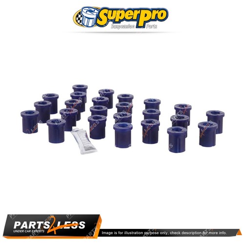 SuperPro Durable Polyurethane Front and Rear Leaf Spring Bush Kit ...