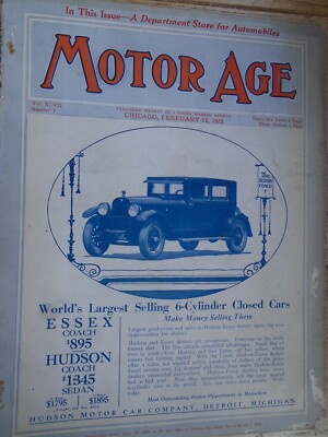 Motor Age Magazine 12 Feb 1925 | eBay