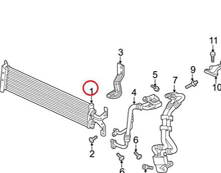 OEM AUDI Q3 F3 OIL COOLER RADIATOR 5QF317019B | eBay