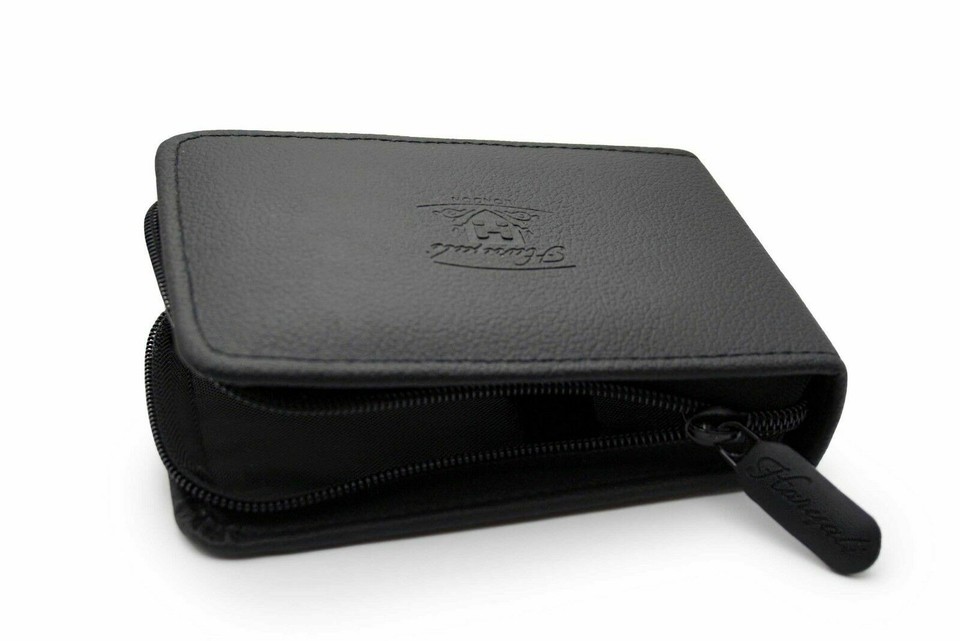 Travel Pouch Safety Razor and Brush Case with Zip Cosmetic Bag Shaving ...