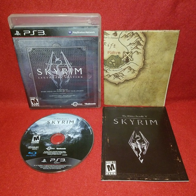 The Elder Scrolls V: Skyrim -- Legendary Edition w/Map (PlayStation 3 ...