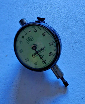 Vintage Federal C8I Dial Indicator Gage .001" Graduation Full Jeweled ...