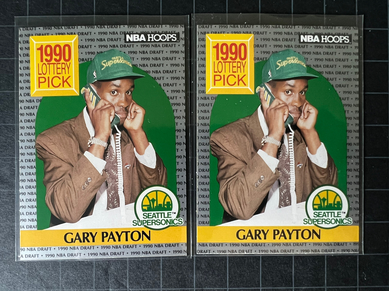 🫥 (2) 1990-91 Gary Payton NBA Hoops Lottery Pick RC #391 | SONICS | eBay