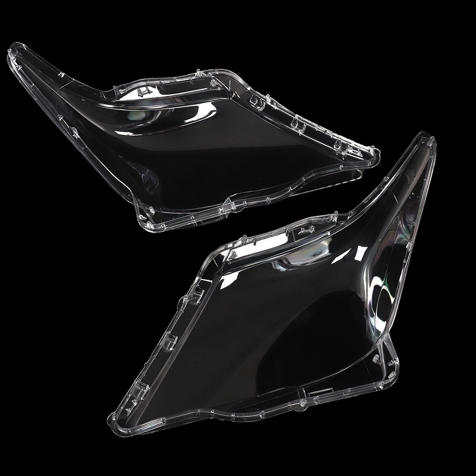 For Lexus LX570 2007-2012 Pair Headlight Lens Headlamp Cover Shell ...