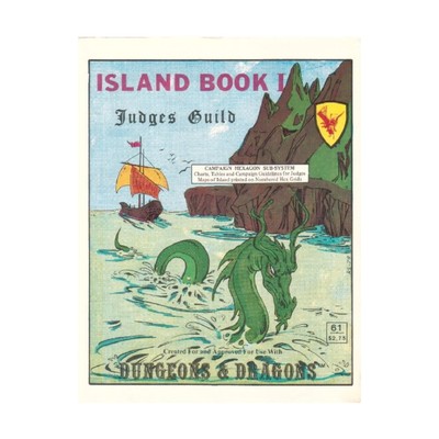 Judges Guild D&D Supplemen Island Book I - Campaign Hexagon Sub-System ...