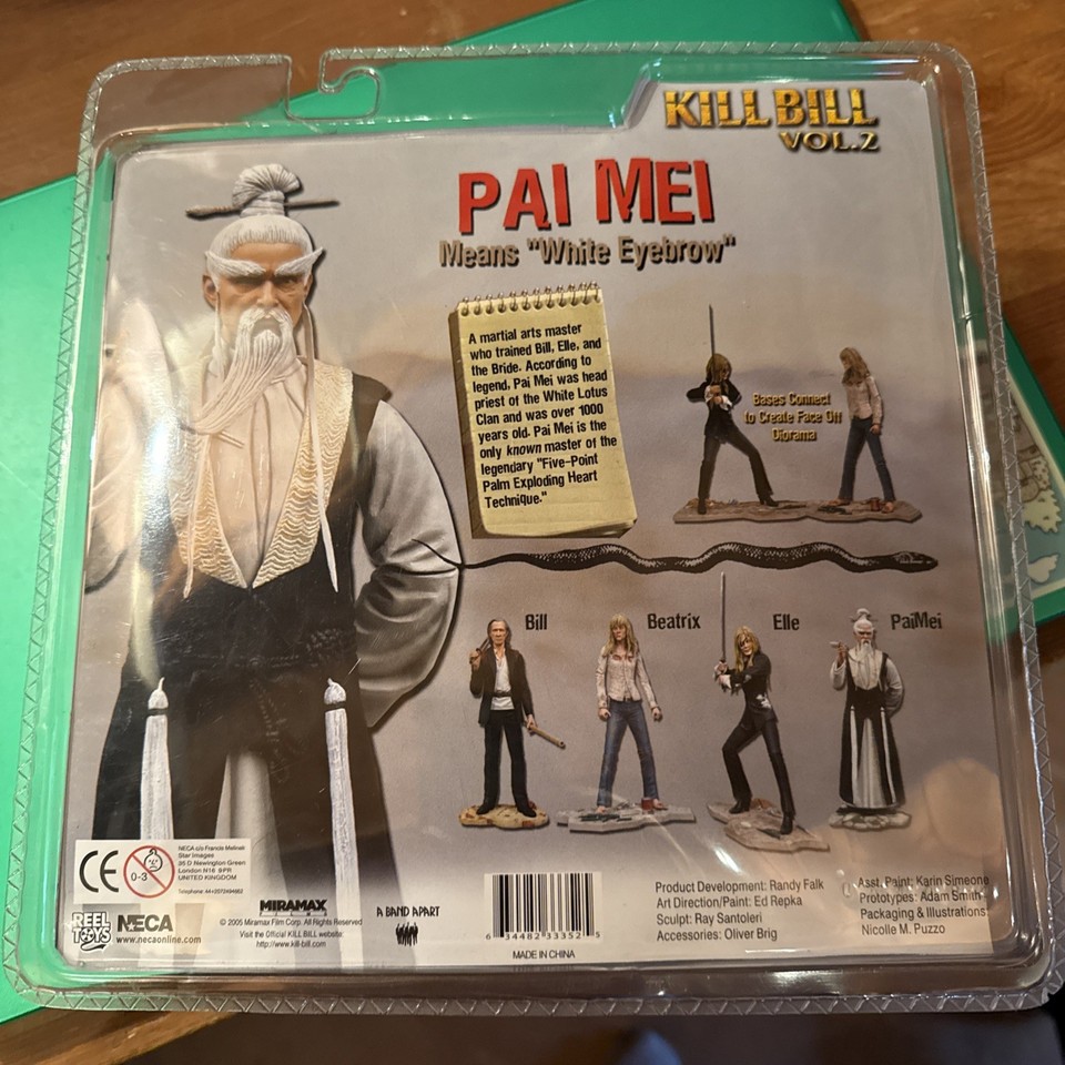 NECA Reel Toys Kill Bill Volume 2 Pai Mei White Lotus Clan Master ...