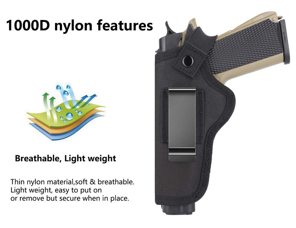 1911 Nylon Gun Holster Magazine | Right Left IWB OWB Fast Draw | Fits ...