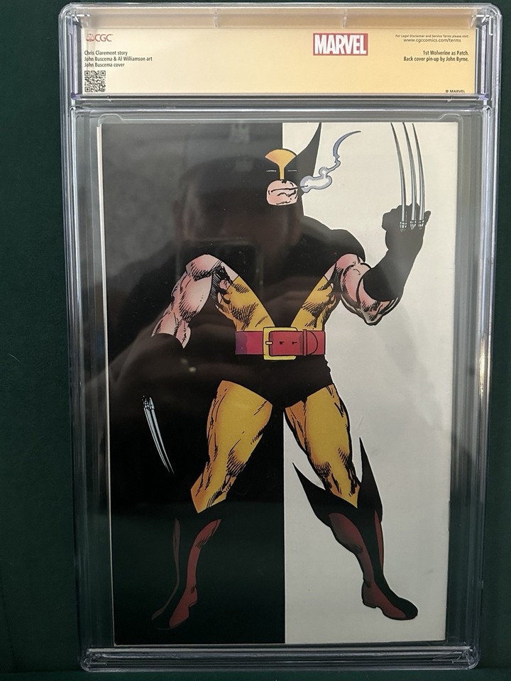 Wolverine #1 1988 Signed Chris Claremont CGC 8.0 Yellow Label Signature ...