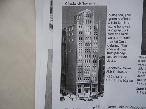 Lunde Studios #NK5 N Scale Chadwick Tower Resin Kit Open Box Complete W ...