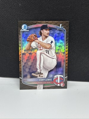 Cory Lewis 2025 Bowman Chrome Reptilian Refractor Prospect BCP-128 ...