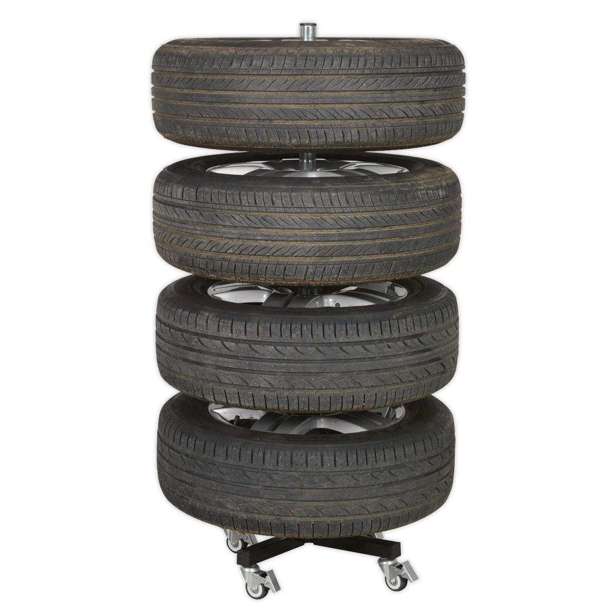 Sealey STR004 Wheel Storage Trolley 100kg Capacity for sale online | eBay