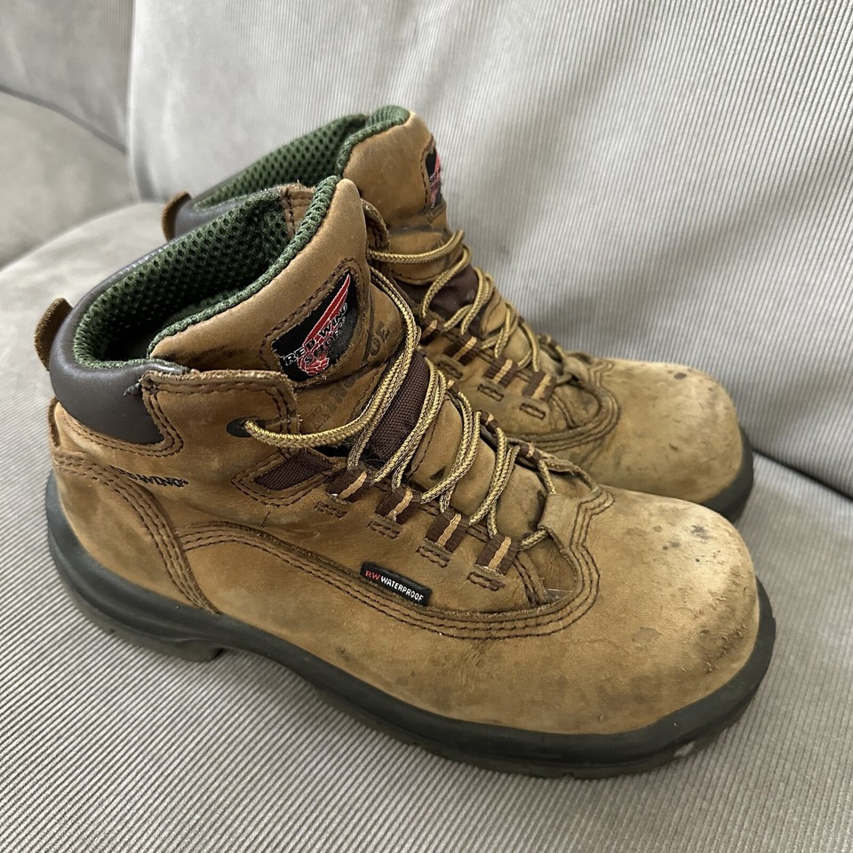 Red Wing Women's Size 7.5 D King Toe Steel Toe Work Boots Chestnut ...