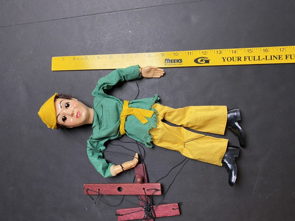 Hazelle's Popular Marionette Puppet Robin Hood #809 With Box Crisp ...