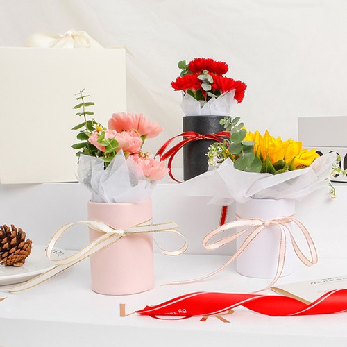 Flower Packing Bucket Sturdy Stylish Sturdy Paper Flower Bucket ...