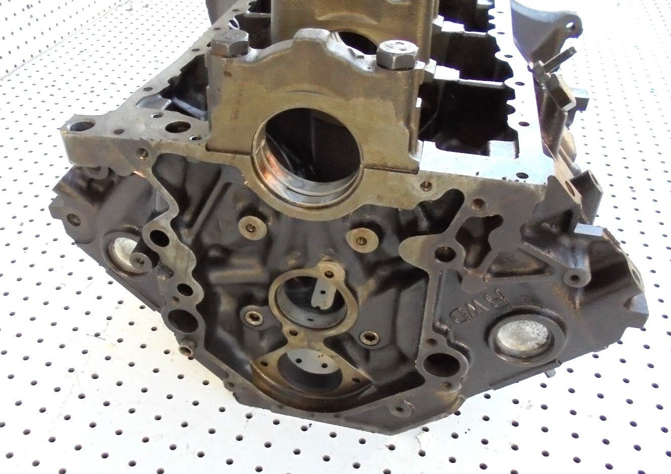 1991 Ford Mustang 3.8L V6 Engine Motor Block with Main Caps - F1SE-6015 ...