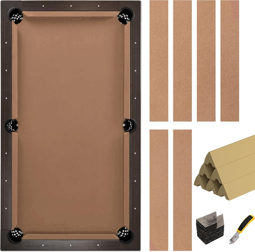 Pool Table Felt and Bumper Kit Felt for Billiard Cloth with Pool Table ...