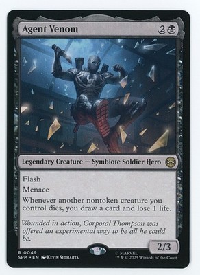 Agent Venom #0049 MTG Marvel's Spider-Man Magic The Gathering | eBay