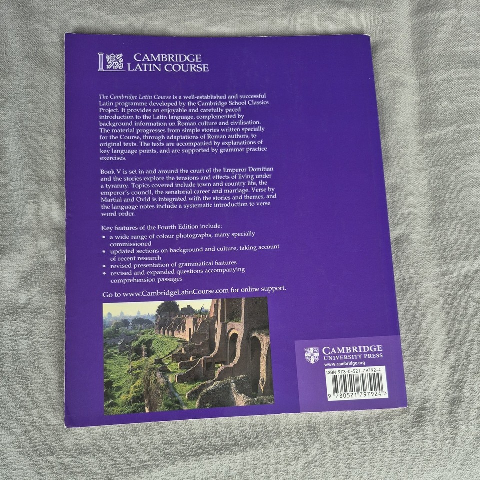 Cambridge Latin Course Book V Fourth Edition Cambridge University Press ...