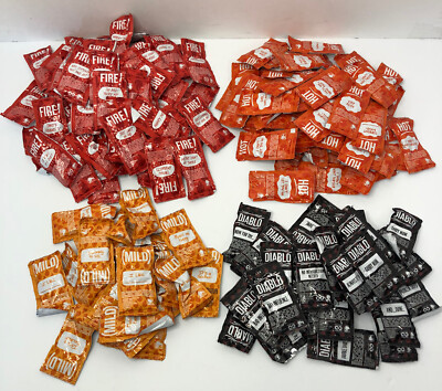 Huge Lot Taco Bell Sauce Packets 200 Combined Mild Hot Fire & Diablo ...