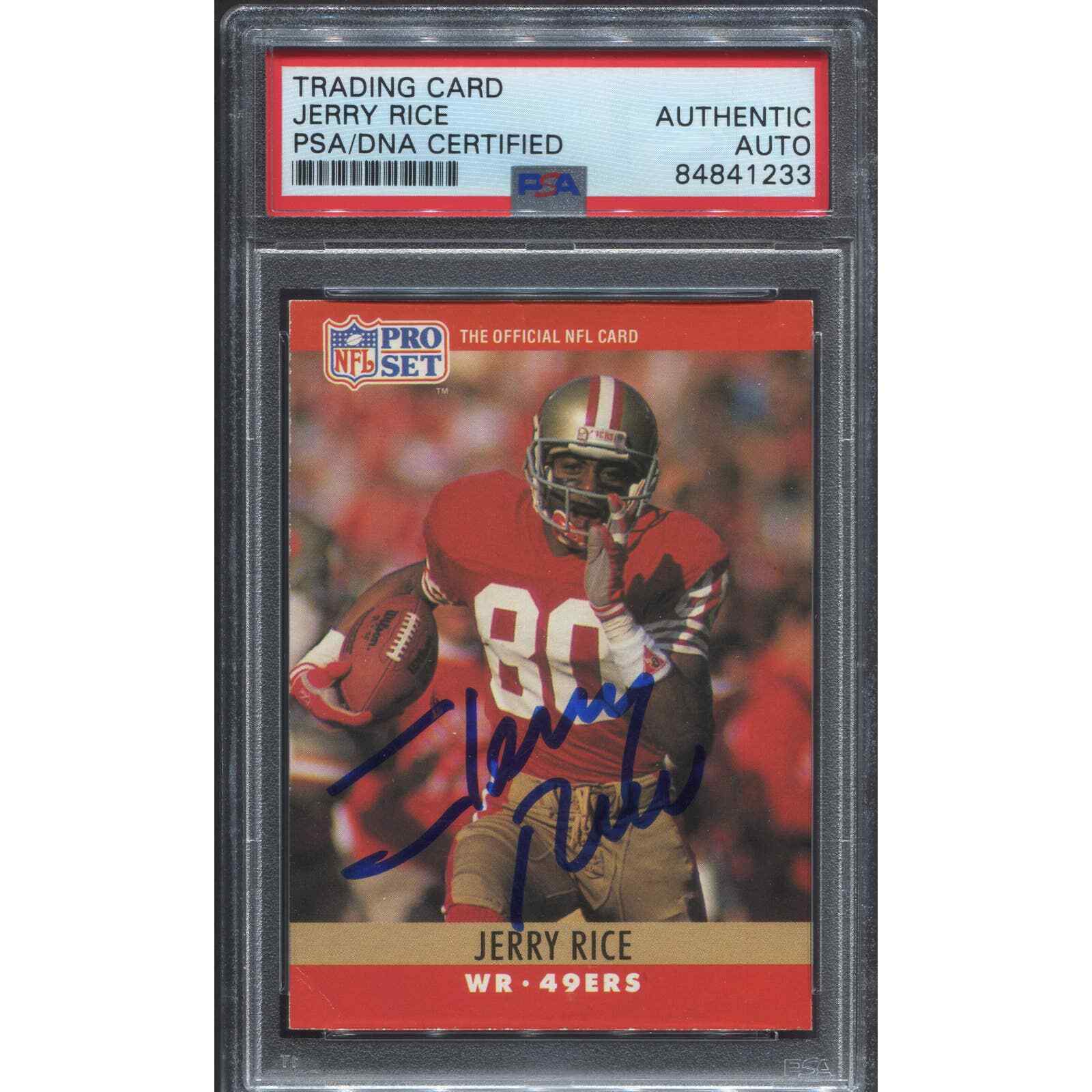 Jerry Rice Autographed Memorabilia | Signed Photo, Jersey, Collectibles ...
