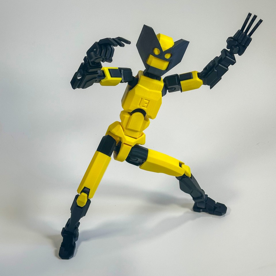 Deadpool & Wolverine Dummy 13 Posable Articulated 3D Printed Action ...