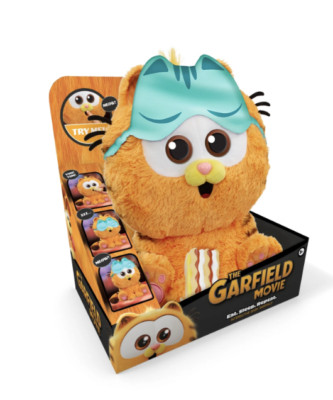 The Garfield Movie- Animagic Baby Garfield 10" Interactive Plush New ...