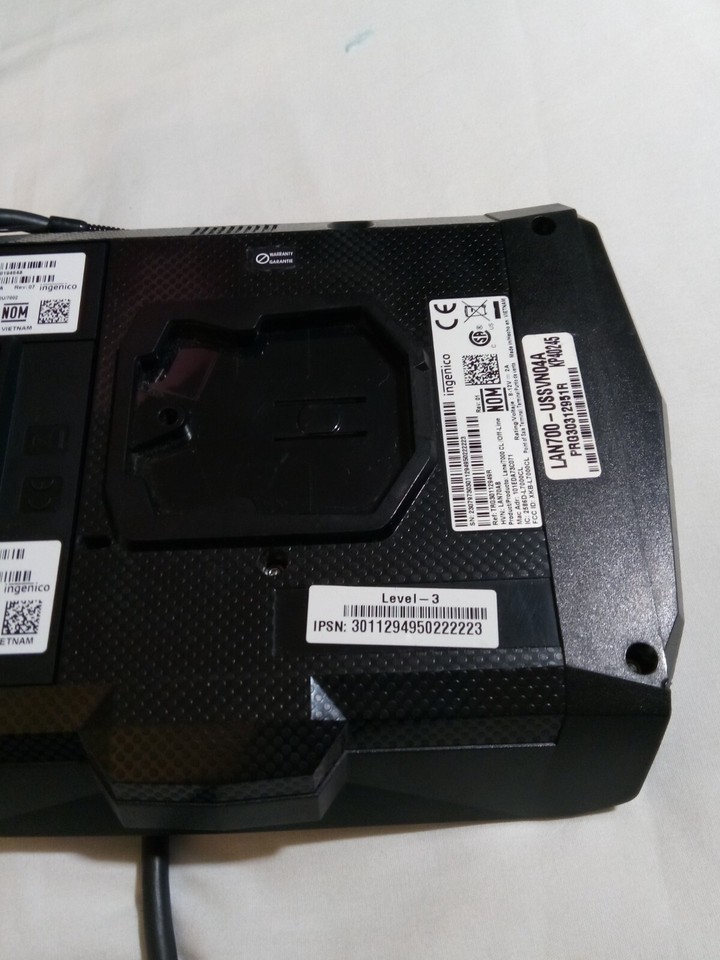 ingenico Lane/7000 Credit Card Terminal PRG30312951R | eBay