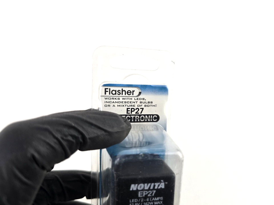 Novita EP27 5-Pin Electronic Turn Signal Flasher Relay Hazard LED Light ...