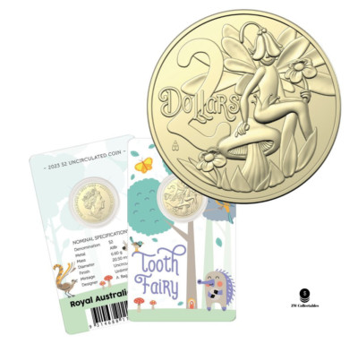Australia: 2023 $2 Tooth Fairy Coin in RAM Card New Design NOW IN STOCK ...