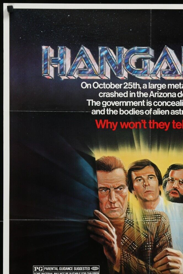 Hangar 18 (1980) - original movie poster - Aliens Darren McGavin Robert ...