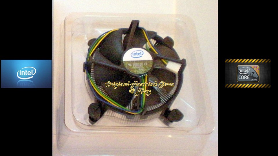 Genuine Intel Heatsink Cooler Fan for Core i7-950 i7-940 Socket LGA1366 ...
