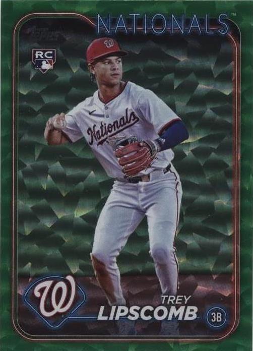2024 Topps Update Series - Trey Lipscomb #US143 Green Crackle Foilboard ...