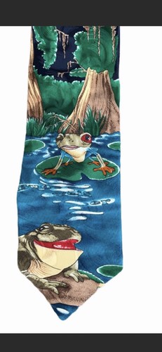 Vintage Anheiser Busch Adorable Frog Tie - Gem