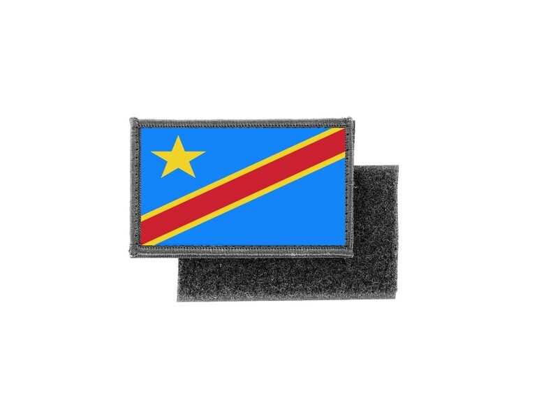 Patch Patch Printed Badge Flag Congo DRC | eBay