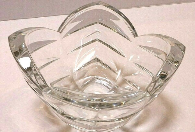 Lenox Sparkling Crystal 9 1/2 inch bowl WAVES Ovations imported from ...