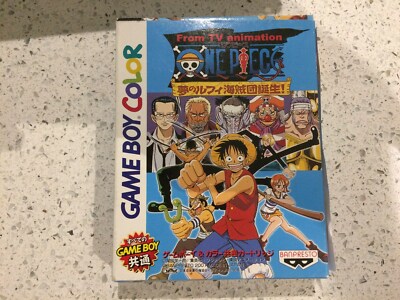 GAMEBOY COLOR GAME - ONE PIECE - JAPANESE - JAP | eBay